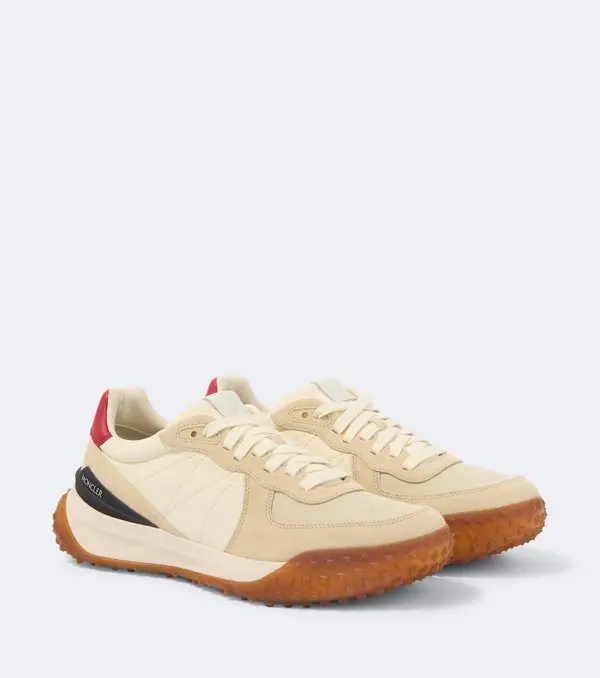 Moncler City Trek Suede-trimmed Sneakers