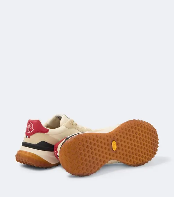 Moncler City Trek Suede-trimmed Sneakers