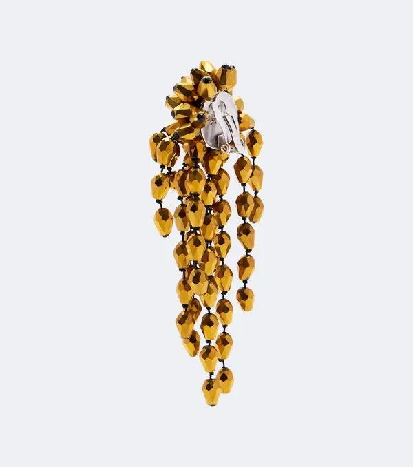 Isabel Marant Étoile Beaded Clip-on Earrings - Gold