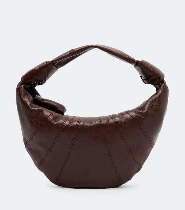 LEMAIRE Croissant Small Leather Shoulder Bag - Brown