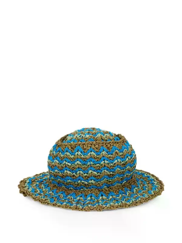 Alberta Ferretti Braided Hat