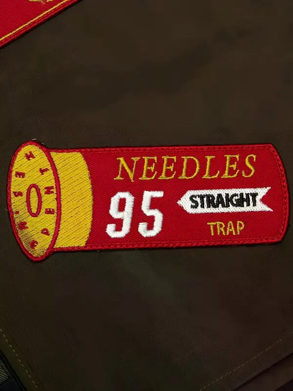 Needles Shooting Patch-detail Waxed-cloth Jacket
