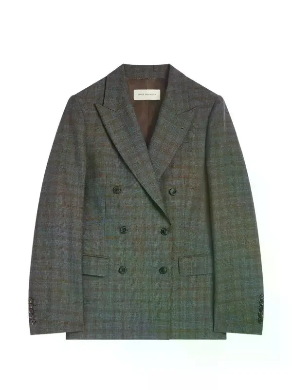 Dries Van Noten Double-breasted Wool Blazer