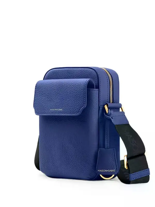 MAISON DE SABRE Grainy Leather Messenger Bag