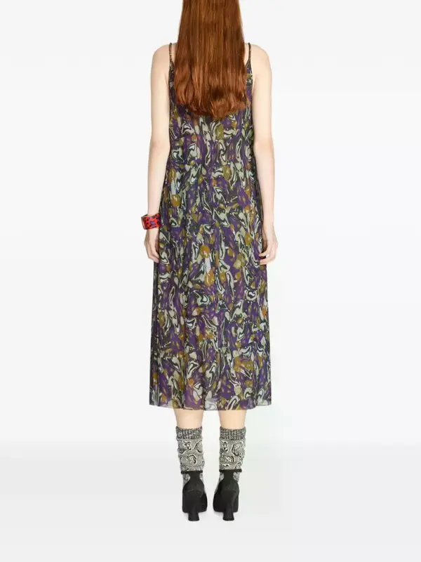 Dries Van Noten Embroidered Slip Dress