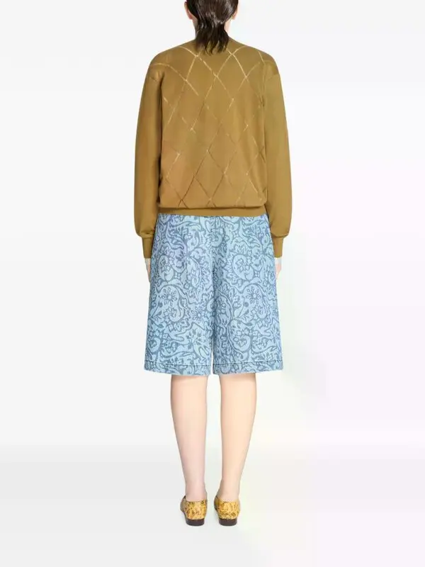 Dries Van Noten Fine Merino Wool V-neck Pullover