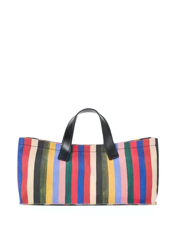 Staud Artist Stripe Tote Bag - Blue