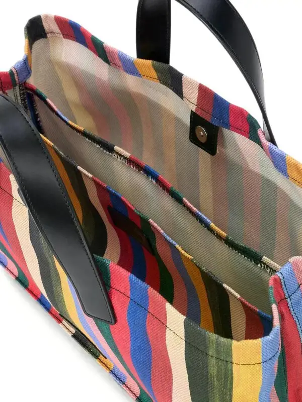 Staud Artist Stripe Tote Bag