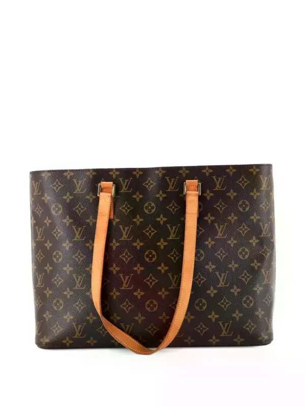 LOUIS VUITTON Monogram Canvas Luco Tote Bag - Brown