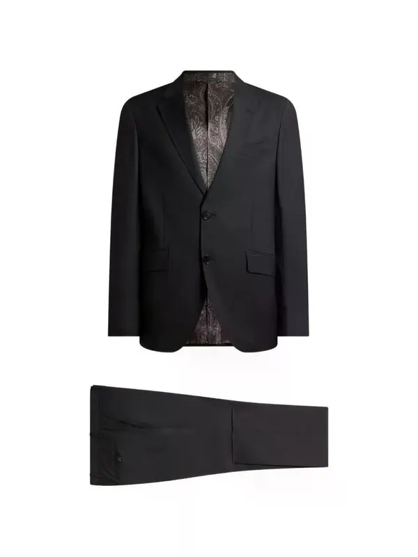 Etro Single-breasted Virgin Wool Suit