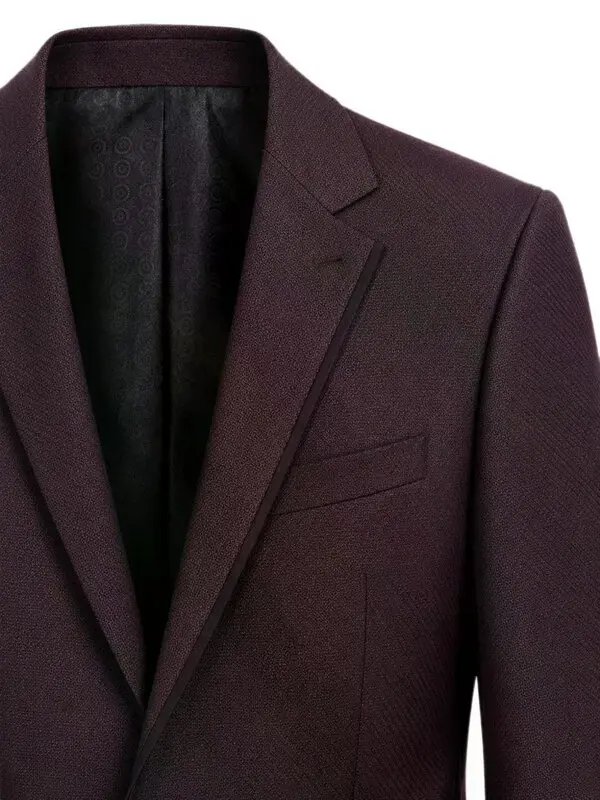 ROBERTO VINCENTI Textured Single-breasted Suit