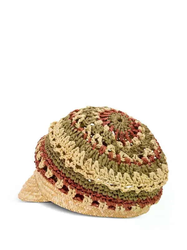 Alberta Ferretti Woven Hat