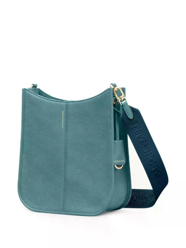 MAISON DE SABRE Grainy Leather Saddle Bag - Blue