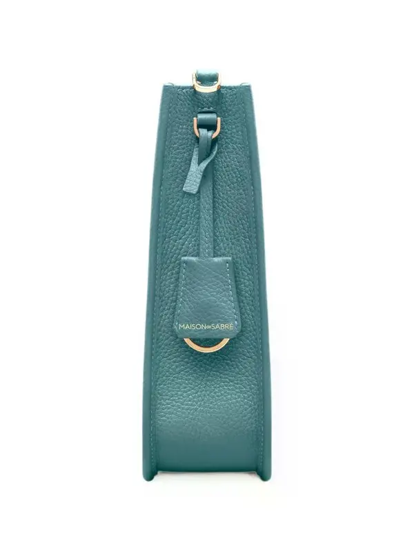 MAISON DE SABRE Grainy Leather Saddle Bag - Blue