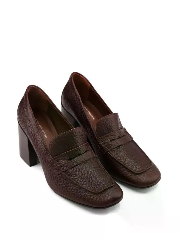 Dries Van Noten Heeled Leather Loafers