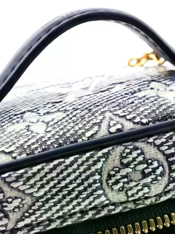 LOUIS VUITTON Monogram Jacquard Vanity Case Micro Satchel - Blue