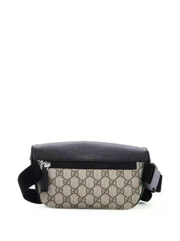 Gucci Gg Coated Canvas Medium Belt Bag - Black