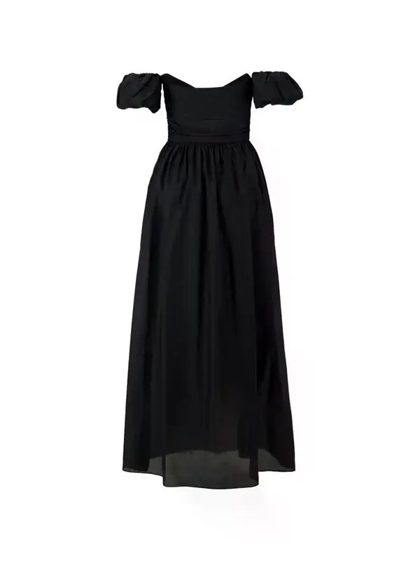 Matteau Off-shoulder Gathered Midi Dress