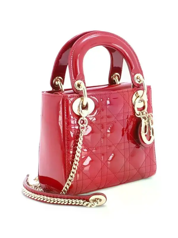 Dior Lady Chain Bag - Red