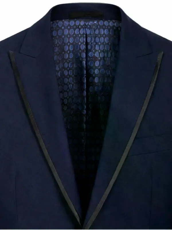 RAMON SANJURJO Satin-trim Single-breasted Suit