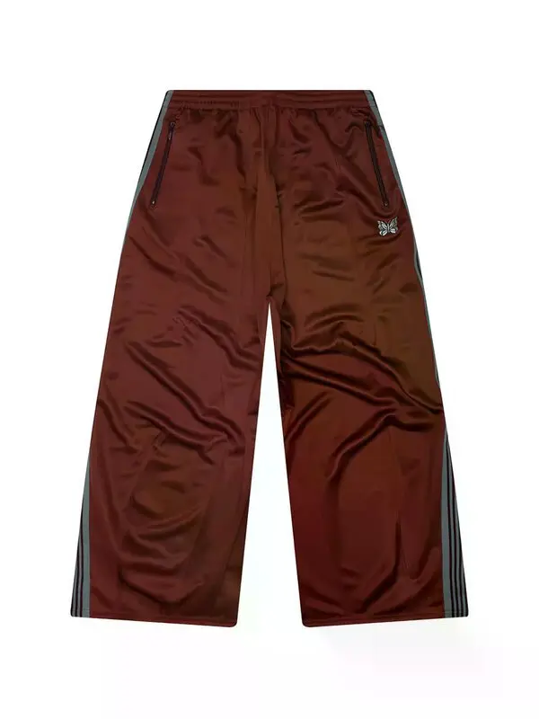 Needles Poly Smooth H.d. Side-stripe Track Pants - Orange