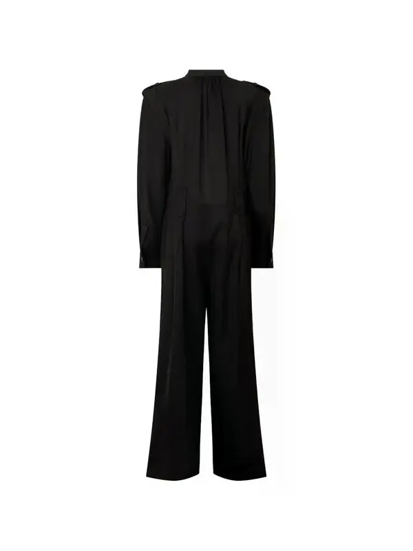 Alberta Ferretti Gathered Jumpsuit - Black