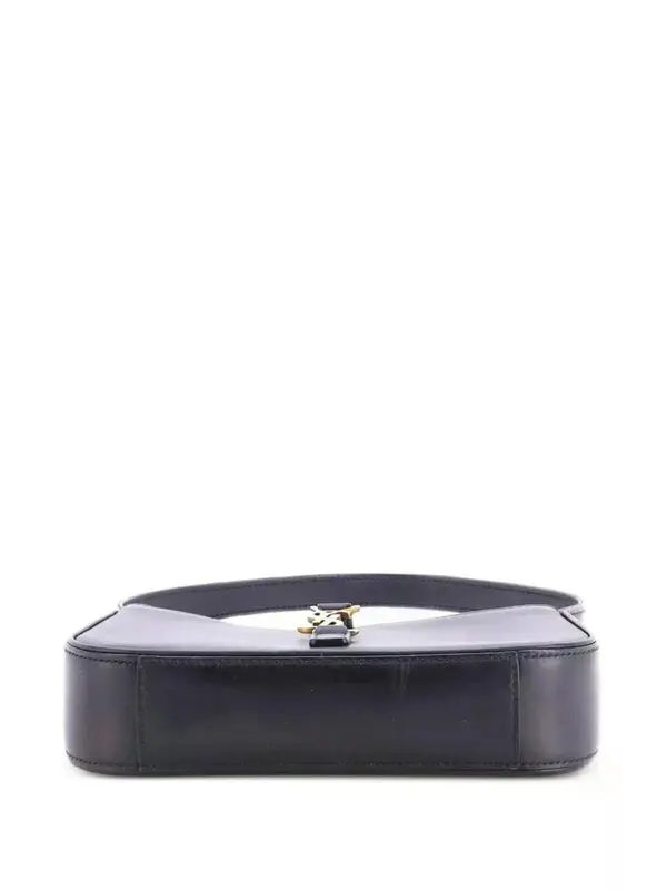 Saint Laurent Le 5 À 7 Leather Mini Shoulder Bag - Black