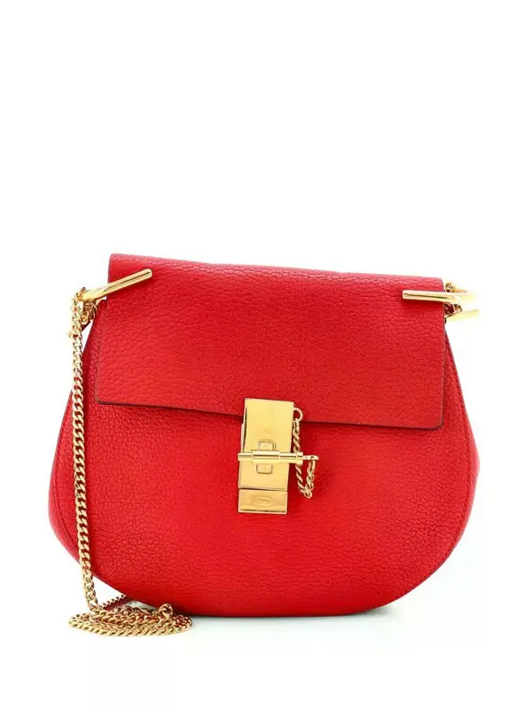 Chloé Drew Small Crossbody Bag - Red