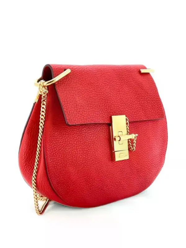 Chloé Drew Small Crossbody Bag - Red