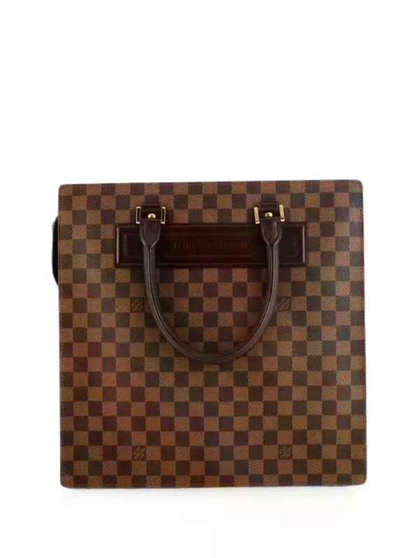 LOUIS VUITTON Sac Plat Gm Tote Bag - Brown