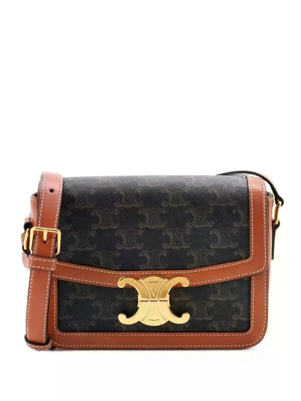 Celine Triomphe Shoulder Bag - Brown