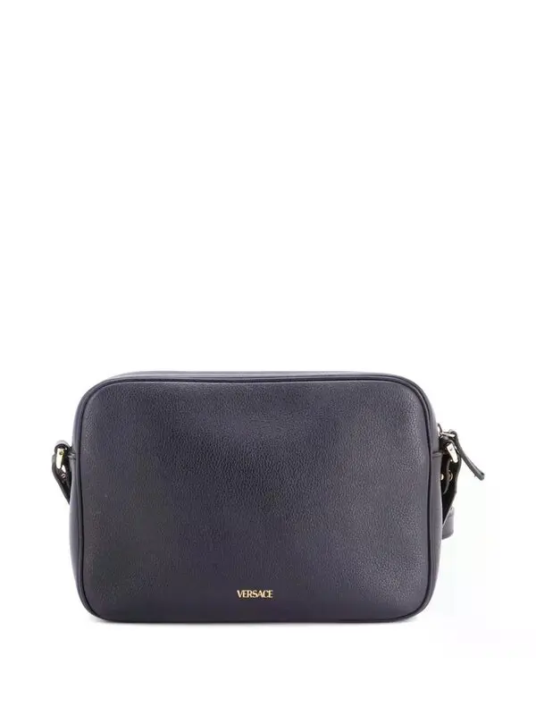 Versace La Medusa Flap Pocket Camera Bag - Black