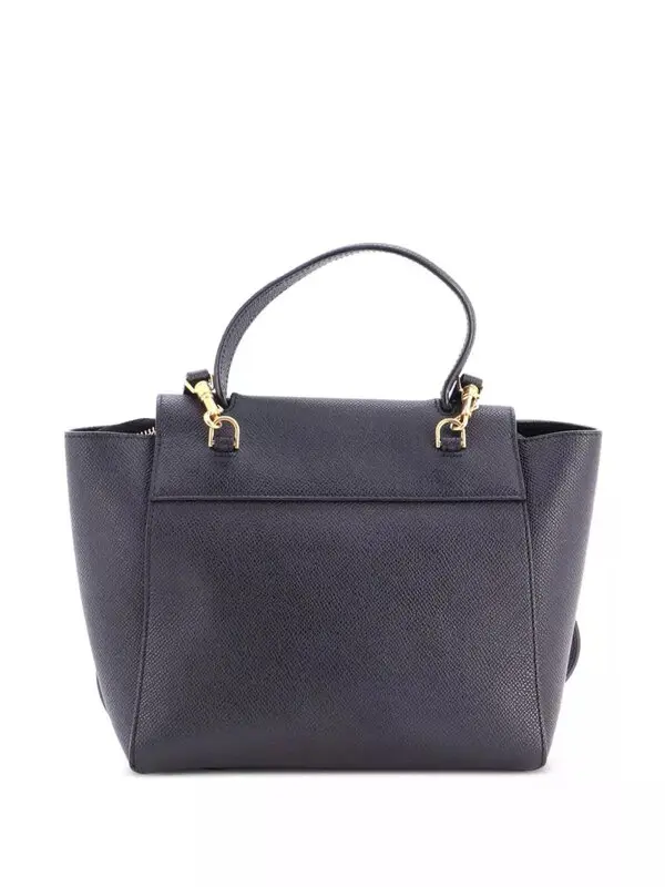 Celine Pico Belt Bag In Textured Leather - Black