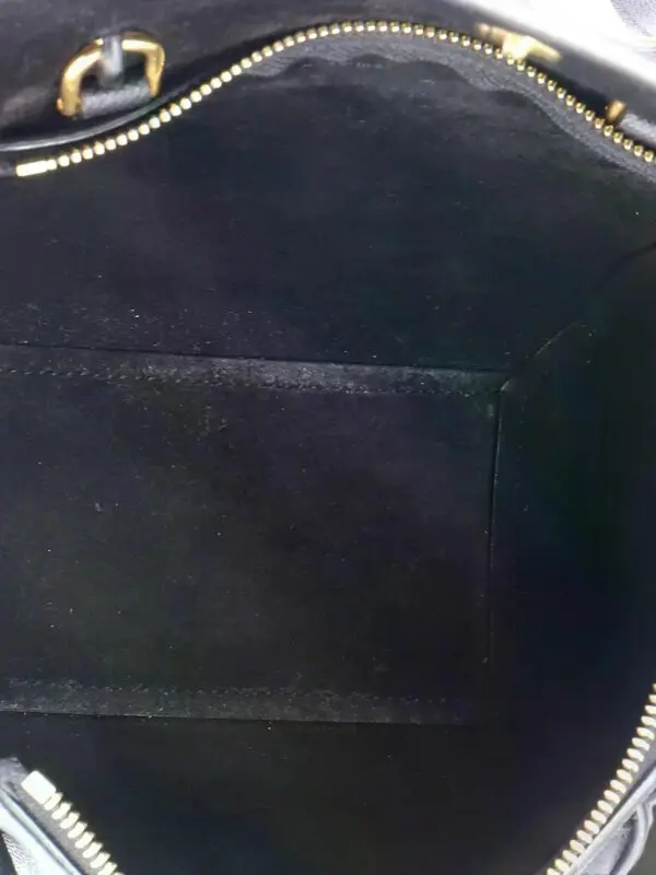 Celine Pico Belt Bag In Textured Leather - Black