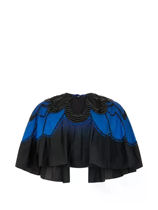 Alberta Ferretti Sequin-embellished Cape