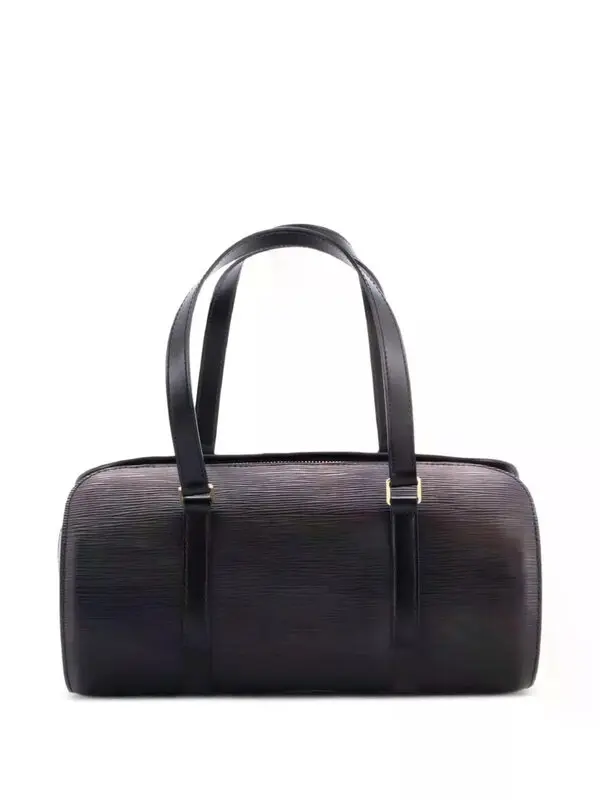 LOUIS VUITTON Soufflot Epi Leather Handbag - Black