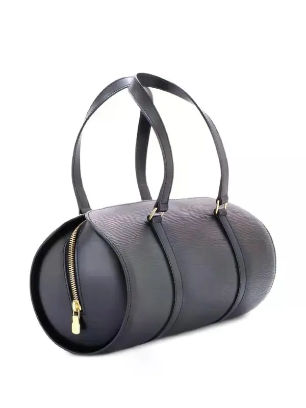 LOUIS VUITTON Soufflot Epi Leather Handbag - Black