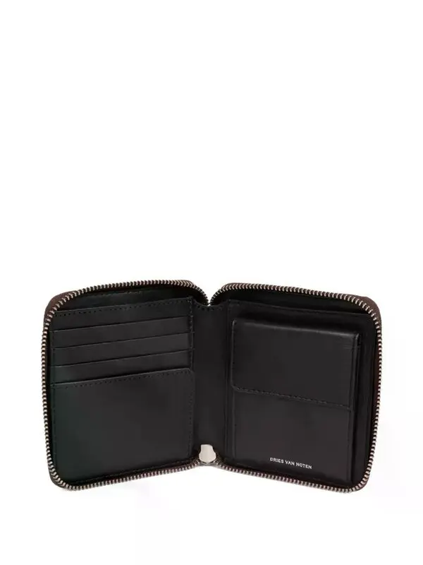 Dries Van Noten Zip Leather Wallet