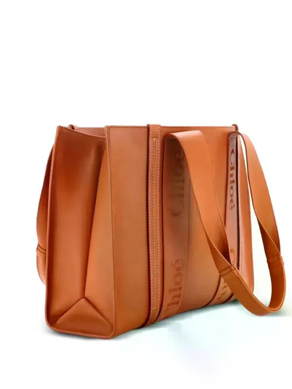 Chloé Woody Leather Medium Tote Bag