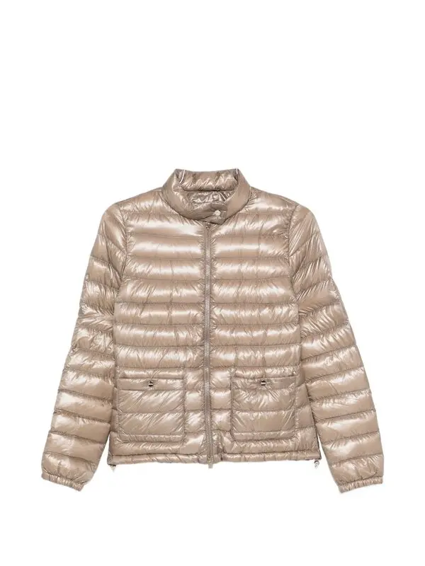 Herno Quilted Nylon Short Down Jacket - Grey