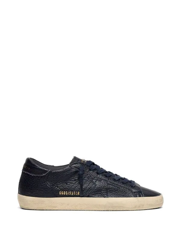 GOLDEN GOOSE Super-star Leather Sneakers - Blue