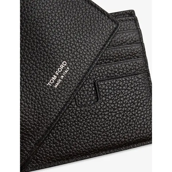 TOM FORD Logo Bifold Leather Wallet