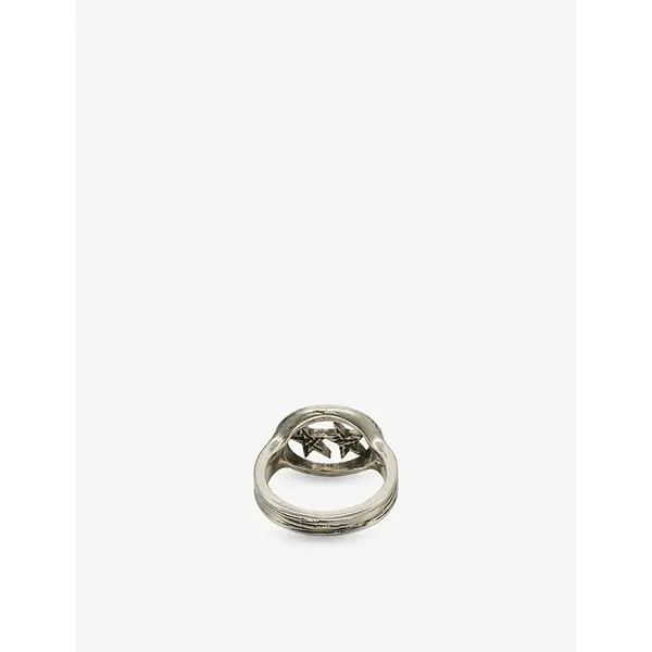 TWOJEYS Tj Mini Superstar Sterling- Plated Ring
