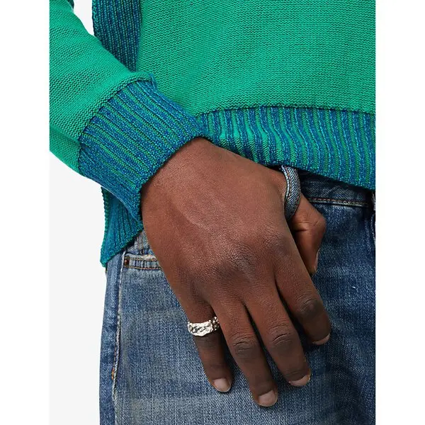 TWOJEYS Sterling Star Band Ring