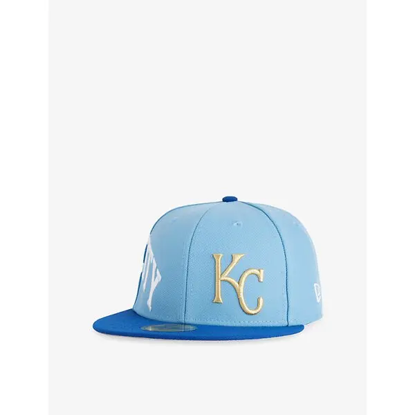New Era Kansas City Royals Mlb Multi-logo Baseball Cap - Blue