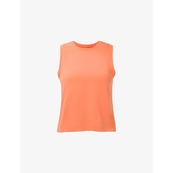 Sweaty Betty Athlete Featherweight Seamless Muscle Tank Top - Tuscanorange