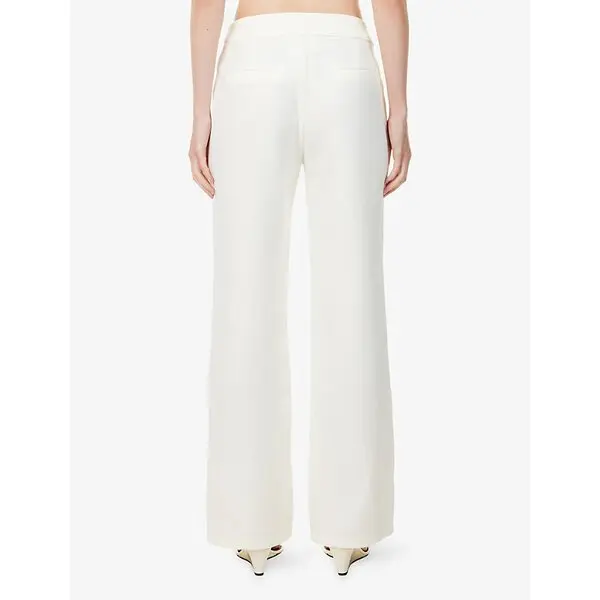 PRETTY LAVISH Verona Straight-leg Tweed Trousers