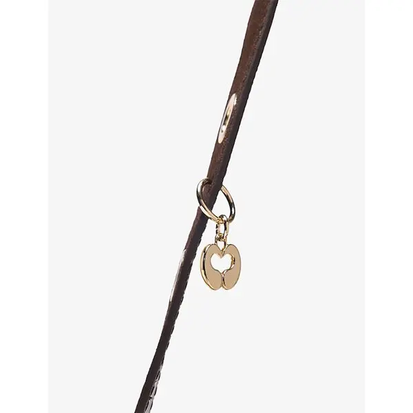 Maje Suede Shoulder Bag With Fringing - Dark Brown
