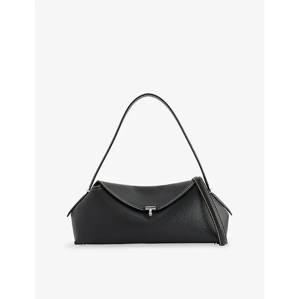 TOTEME T-lock Shoulder Bag - Black