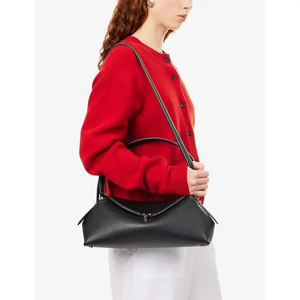 TOTEME T-lock Shoulder Bag - Black
